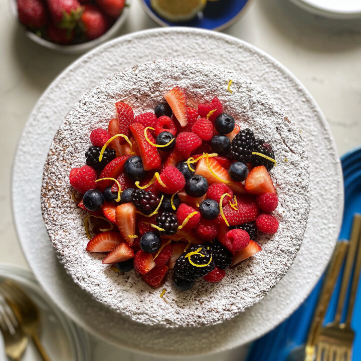 Rosemary Olive Oil Cake, the Best Not Too Sweet Cake - The Delicious Life