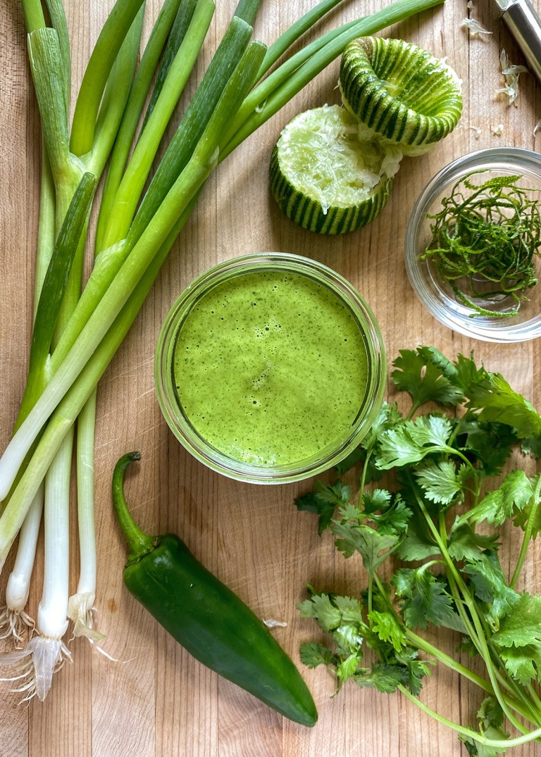Cilantro Lime Dressing Recipe - The Delicious Life