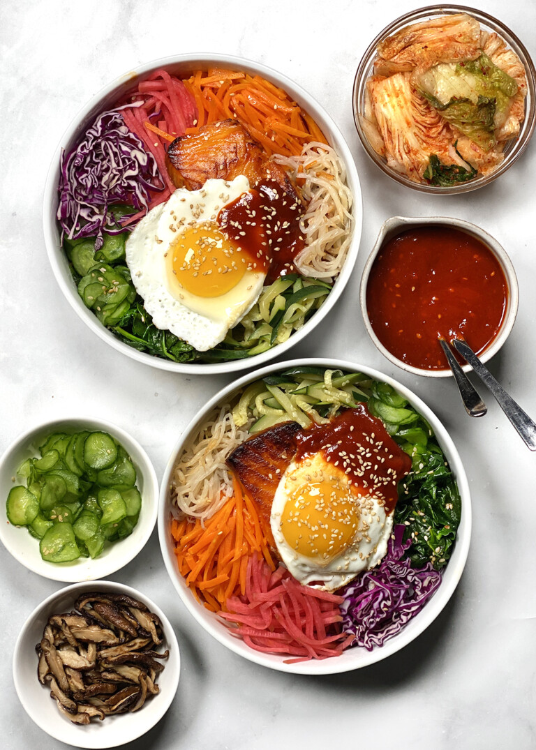 Salmon Bibimbap, How to Make the Healthiest Bowl - The Delicious Life