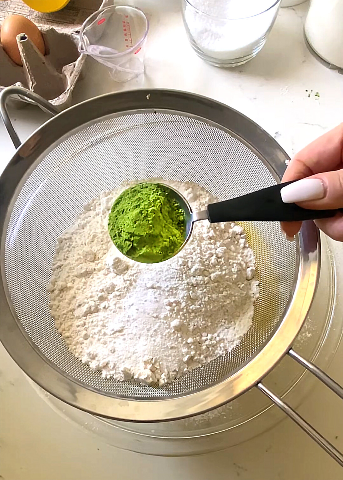 Matcha Butter Mochi, Best of the Bounce! - The Delicious Life