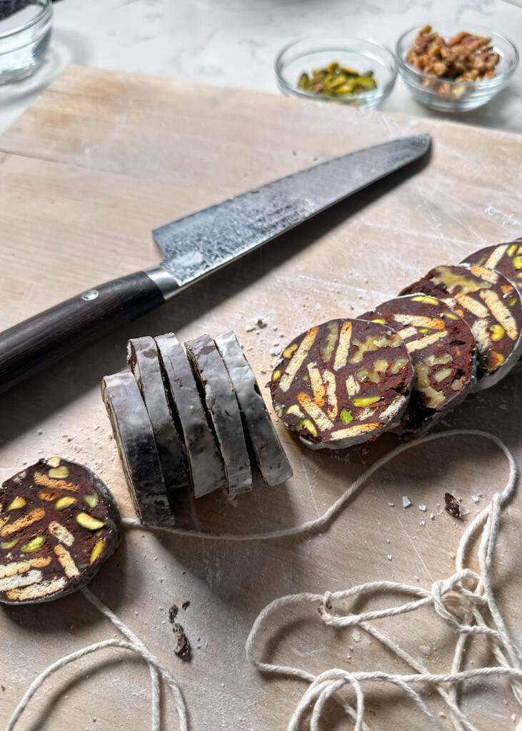 The Best Chocolate Salami, Easy and Healthy (No Butter, No Dairy) - The ...
