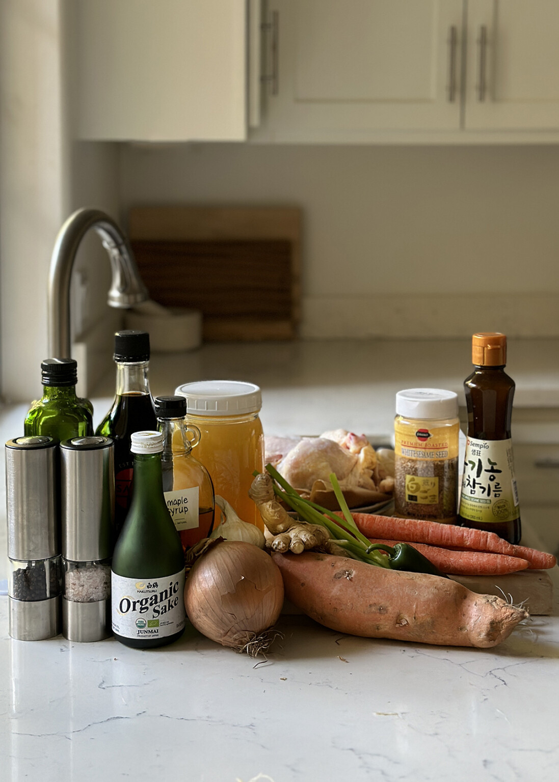 Dak Jjim, Korean Soy Braised Chicken and Vegetables Recipe