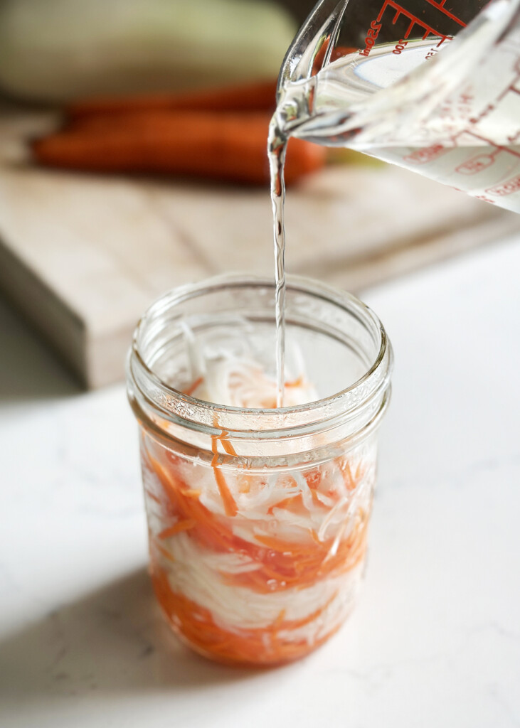Pickled Carrots and Daikon Radish, Use this Easy Brine for Everything